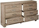 Signature Design by Ashley B070-31 Culver Bach Dresser, Gray ...