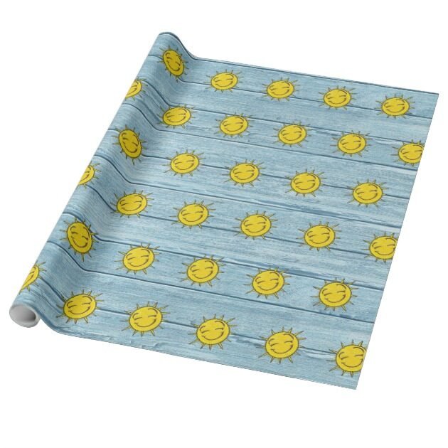 Sunshine Wrapping paper Driftwood Beach. - Driftwood 4 Us
